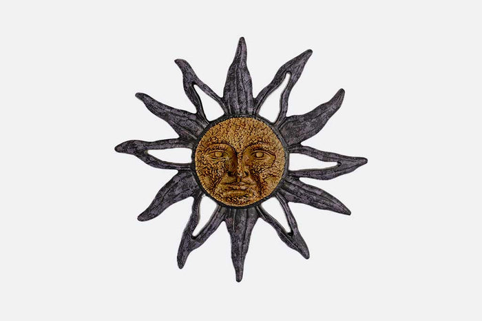 Sun Face Wall Plaque