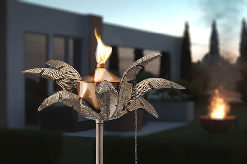 Palm Fronds Torch
